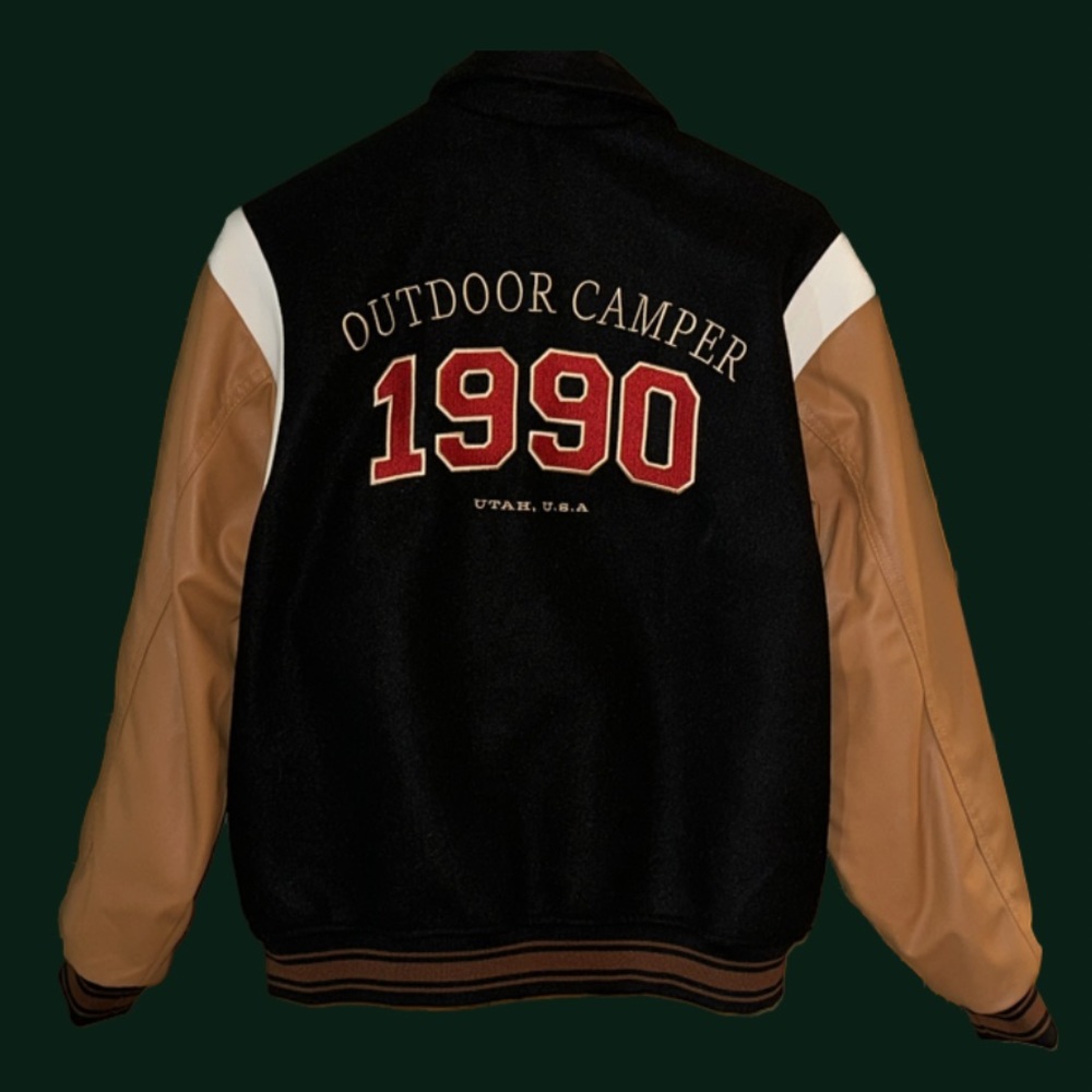 H&M Varsity Jacket Oversized Jacket Women’s Outerwear - Gem